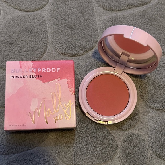 Mally Beauty | Makeup | New Mally Beauty Bulletproof Powder Blush Confident Coral Ultra ...